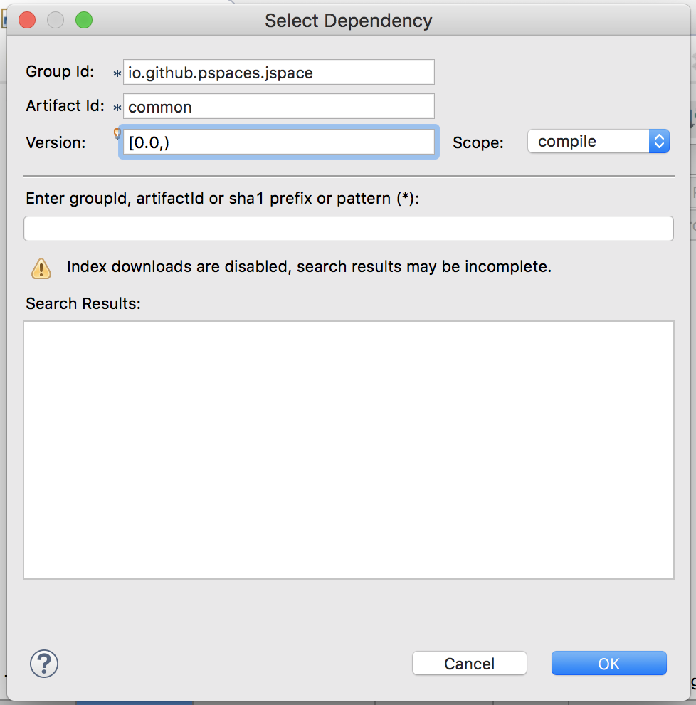 Your first jSpace applications (with Eclipse) | jSpace