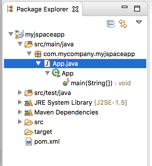 Your first jSpace applications (with Eclipse) | jSpace